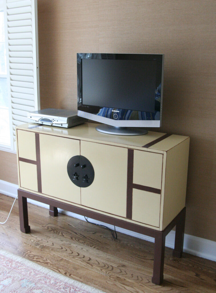 Asian-Inspired TV Stand - Laura Sedlacek of The Designist